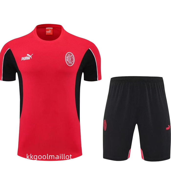 Ensemble AC Milan 2025 2026 rouge noir - KKgool Maillot